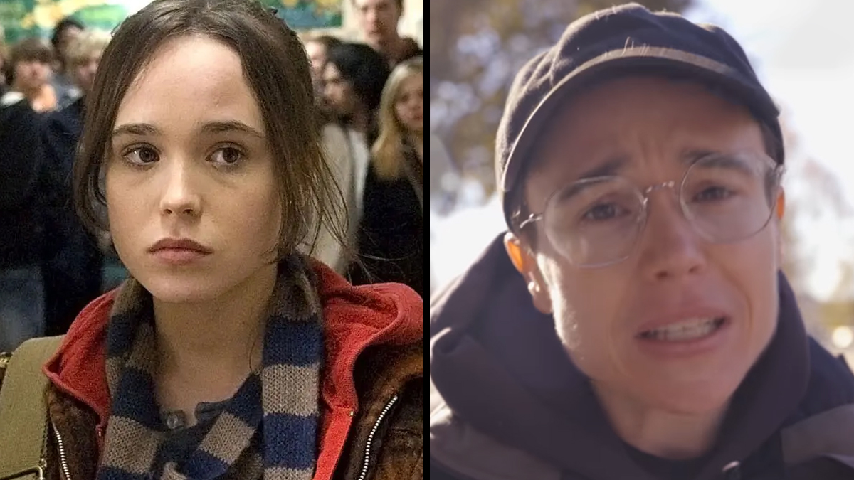 Actor Elliot Page holds back tears revealing heartbreaking advice he ...