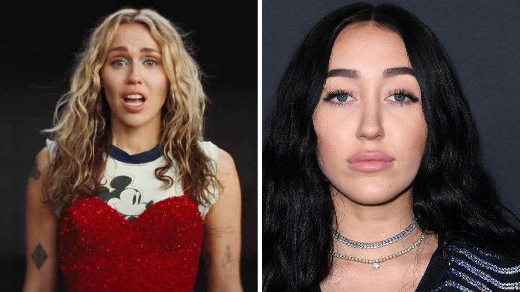 Miley Cyrus responds to sister Noah dating her mother's new husband ...