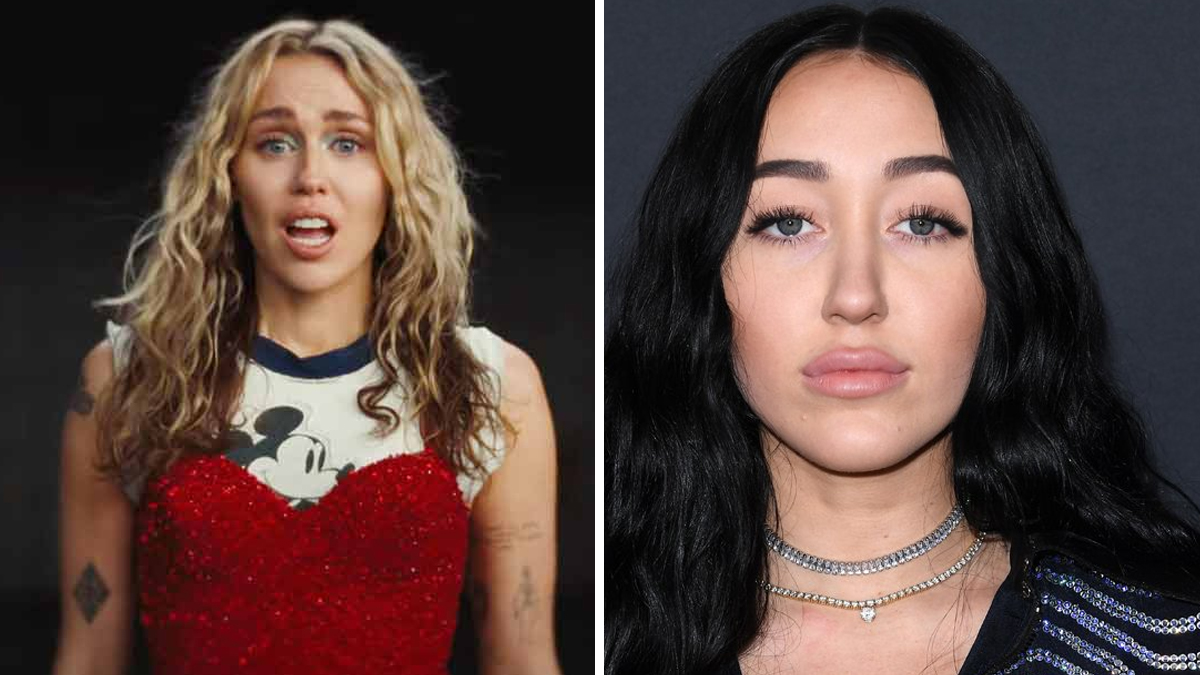 Miley Cyrus responds to sister Noah dating her mother's new husband ...