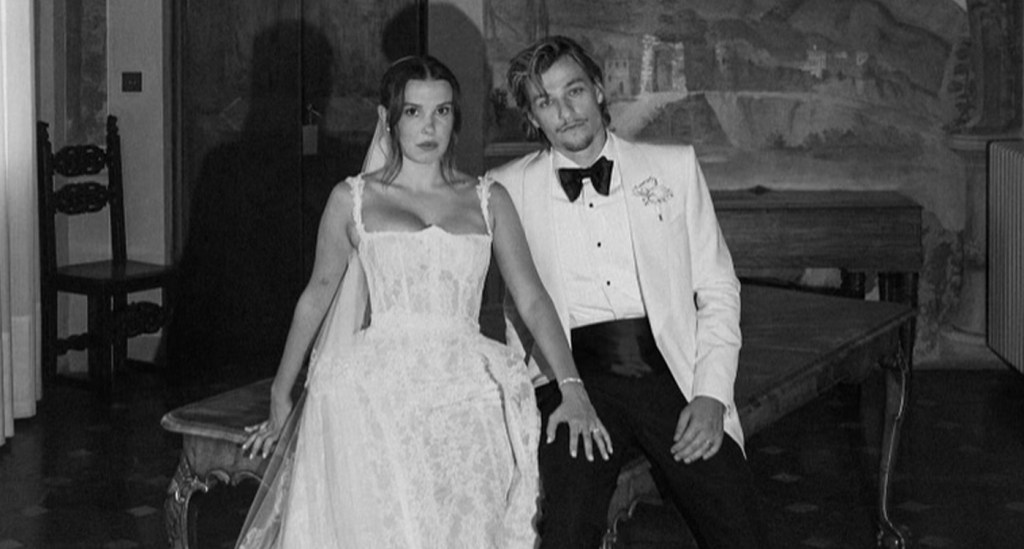 Millie Bobby Brown and Jake Bongiovi share wedding photos and sweet vow ...