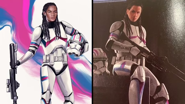 Star Wars shares first official look at 'trans Clone Trooper' with ...