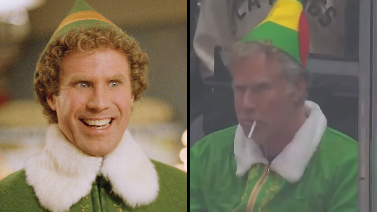 Will Ferrell reveals why he dressed up as disheveled Buddy the Elf to ...
